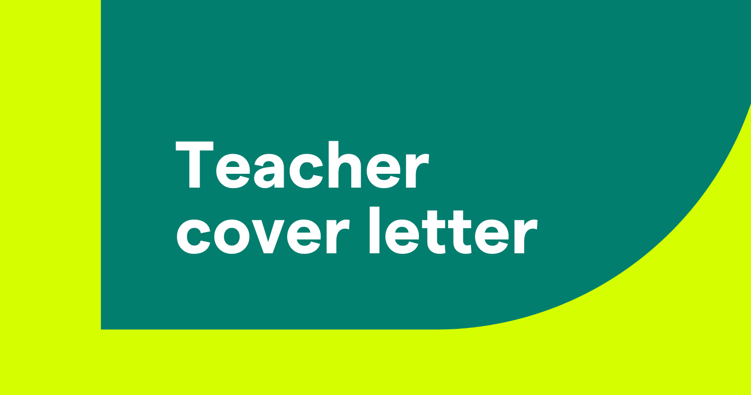 Tutor Cover Letter Examples and Templates - Recruitment Form